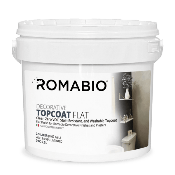 Romabio | Decorative Topcoat Flat — Primetime Paint & Paper