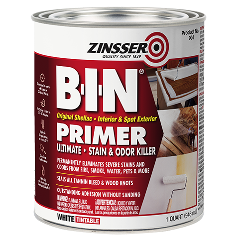 B.I.N® Shellac Primer | Zinsser® — Primetime Paint & Paper
