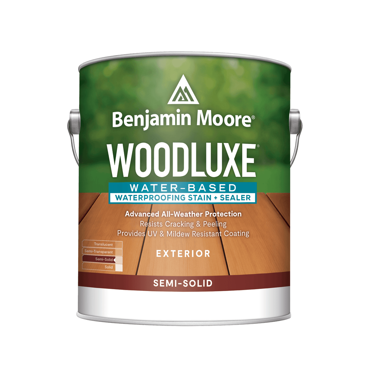 WOODLUXE® Water-Based Semi-Solid Exterior Stain — Primetime Paint & Paper