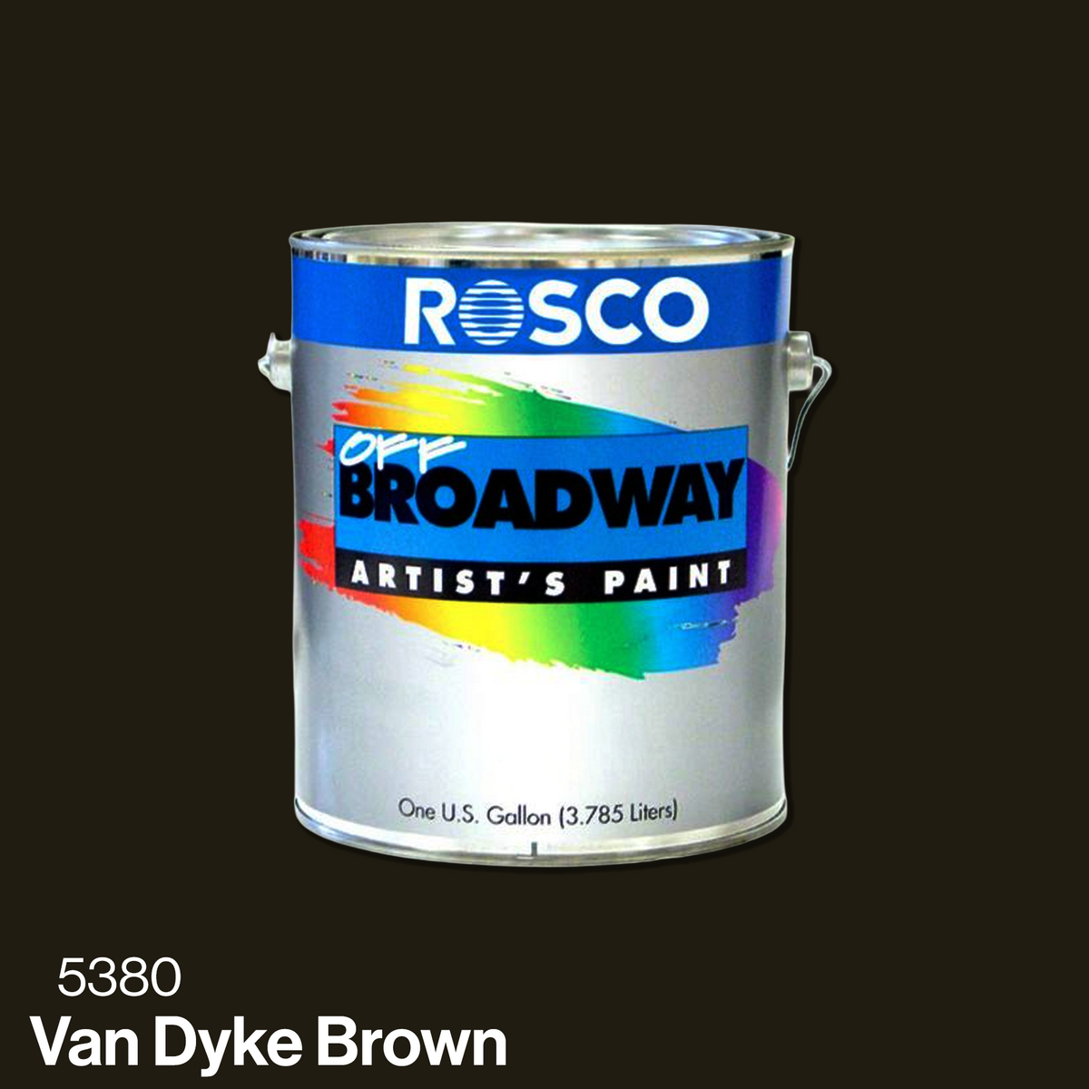 Van Dyke Brown | Rosco Off Broadway Scenic Paint — Primetime Paint & Paper