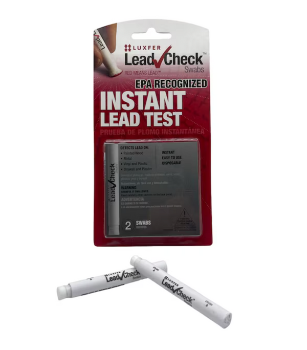 Luxfer LeadCheck™ Instant Lead Test Kit – 2 Swabs — Primetime Paint & Paper