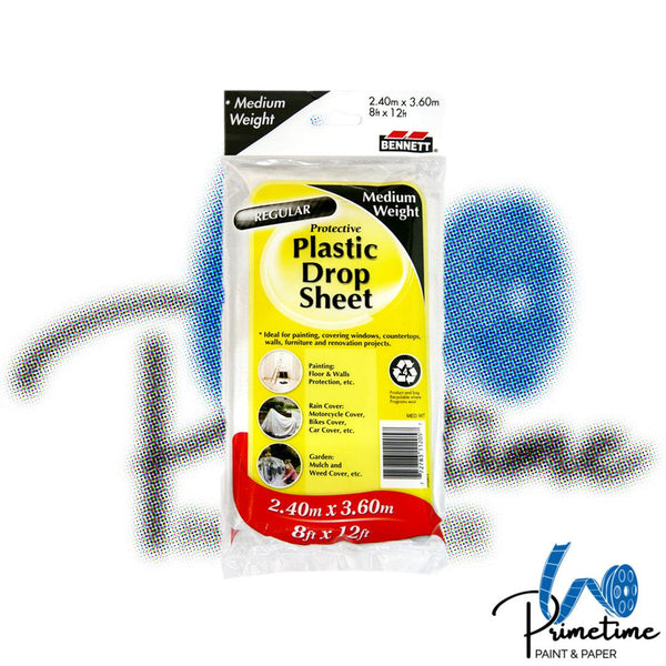 Bennett | Plastic Drop Sheet 8X12 — Primetime Paint & Paper